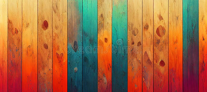 Image of Colorful Wood Pattern Texture Background Stock Illustration ...