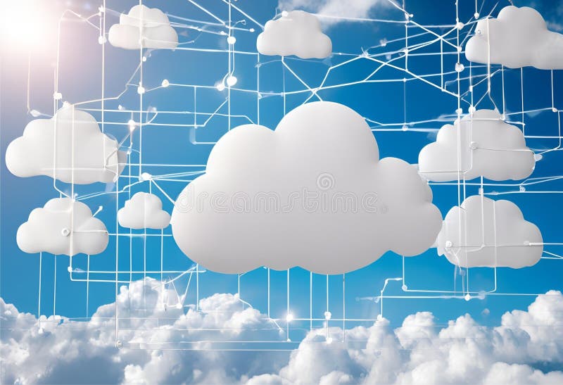 Comparison Image of Broad Communication Like Interconnected Clouds Moving Back and Forth.AI ...