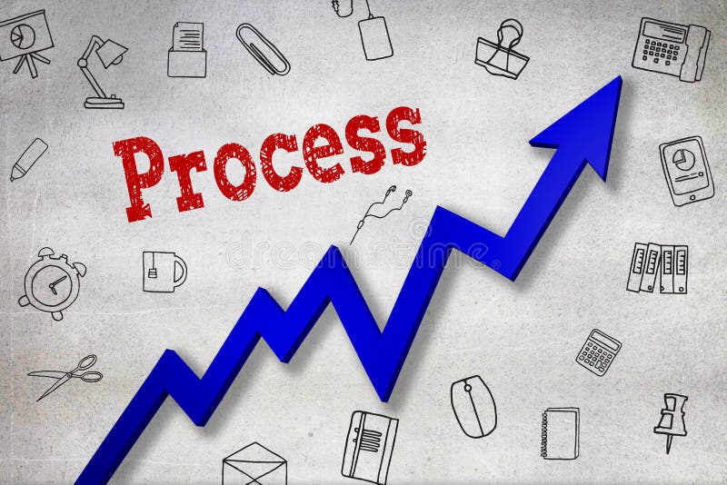 Image Composée De Fin De Texte De Processus Illustration Stock ...