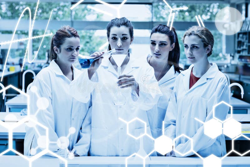 Image Composée De Graphique De La Science Illustration Stock ...