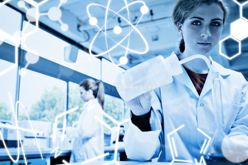 Image Composée De Graphique De La Science Illustration Stock ...