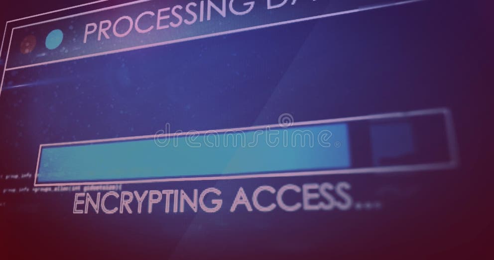 Image of Computer Data Loading with Programming Language on Screen ...