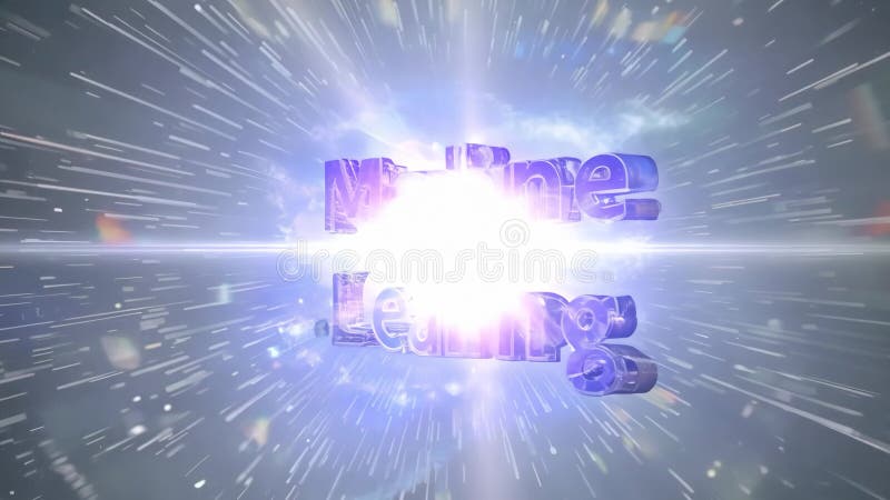 The Image is a Computer Generated Image of the Word Machine Learning ...