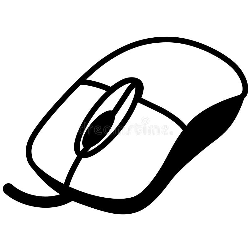 Computer Mouse EPS Vector File Stock Illustration - Illustration of ...