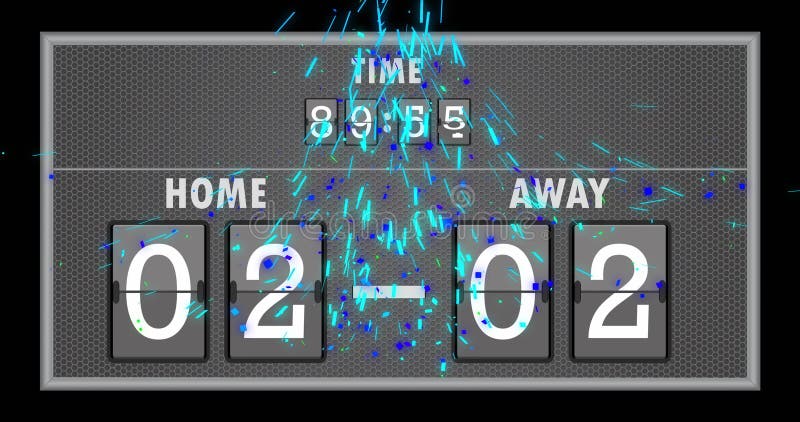 Image of Confetti Over Score Table Stock Illustration - Illustration of ...