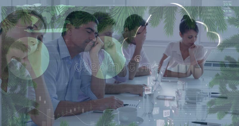 Image of Connections Over Happy Diverse Students Using Technology at ...