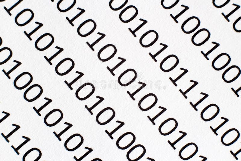 A Black and White Concept Image that Can Be Used To Represent Cyber ...