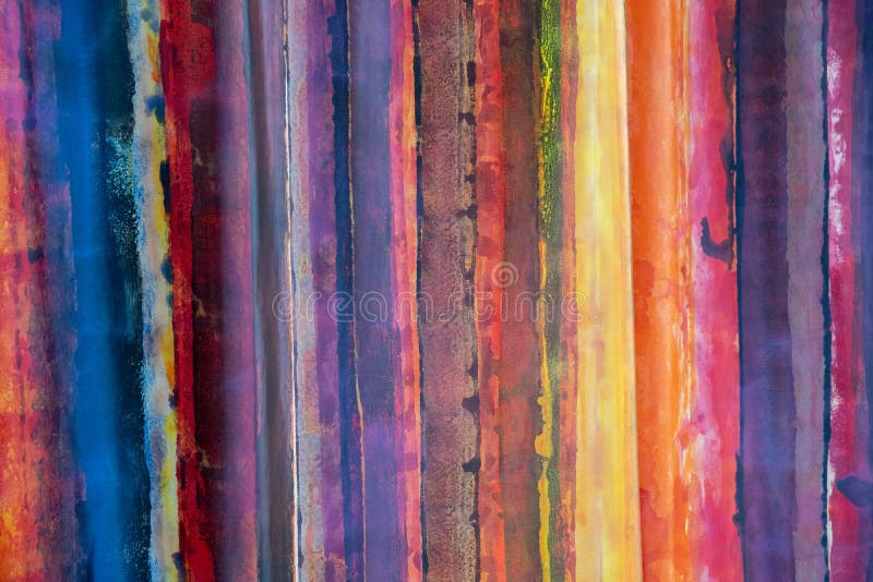 An Image Consisting of Colored Horizontal Lines Forming a Beautiful ...