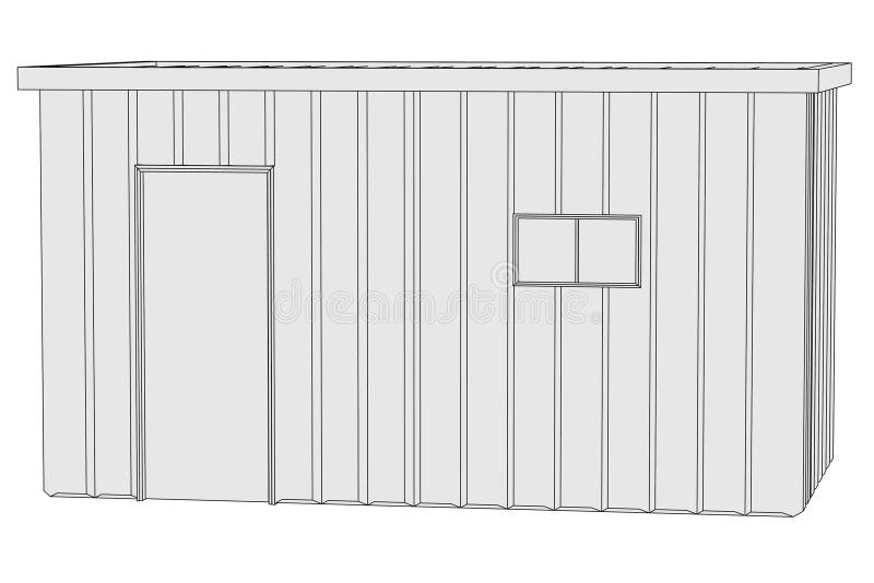 Shack Construction Site Stock Illustrations – 32 Shack Construction ...