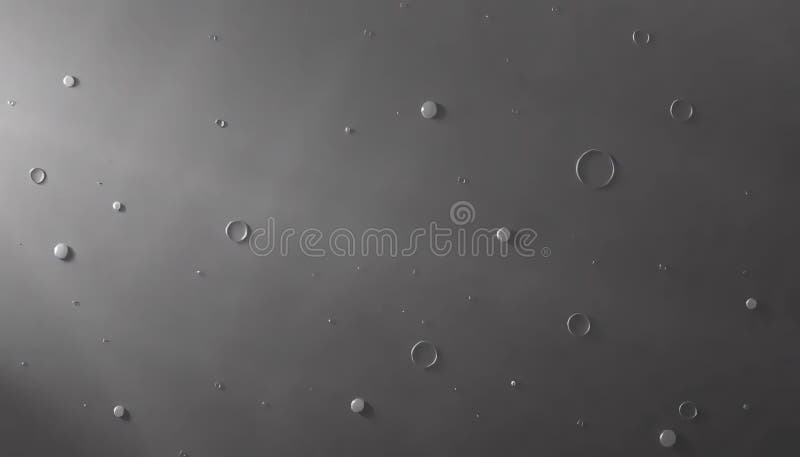 The Image Contains a Dark Gray Background with Small, White, Round and ...