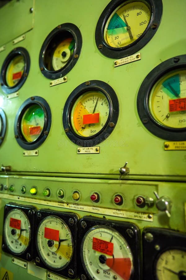 Control Panel with Many Buttons Stock Image - Image of factory, monitor ...