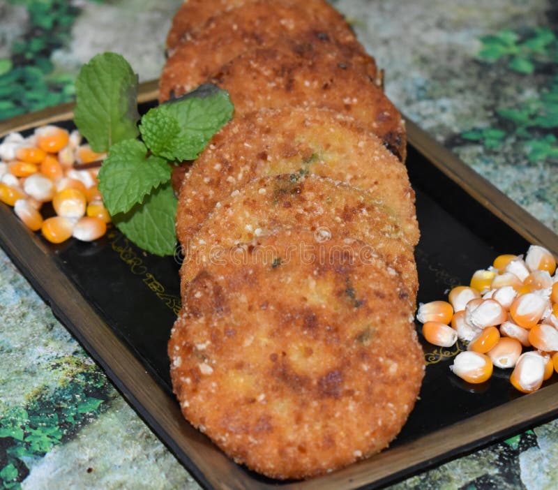 This is an Image of Corn Cutlet Stock Image - Image of breakfast, fish ...