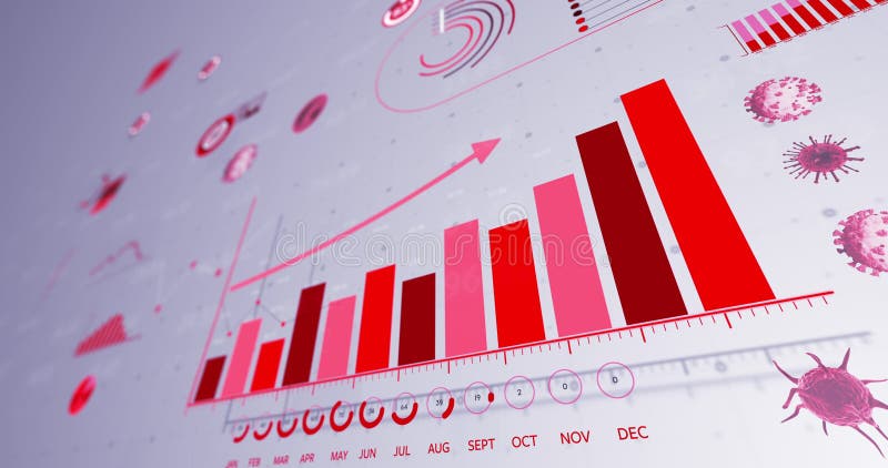 Image of Coronavirus Statistical Data Processing Stock Illustration ...