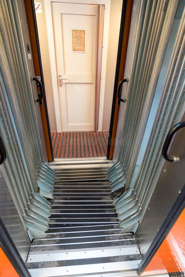 The Image of Corridor in Compartment Car Stock Photo - Image of passage ...