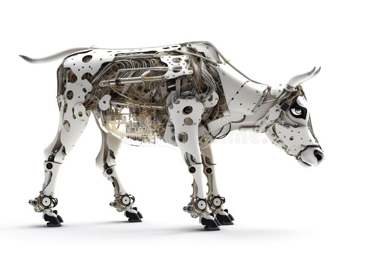 Cow Robot Stock Illustrations – 321 Cow Robot Stock Illustrations ...