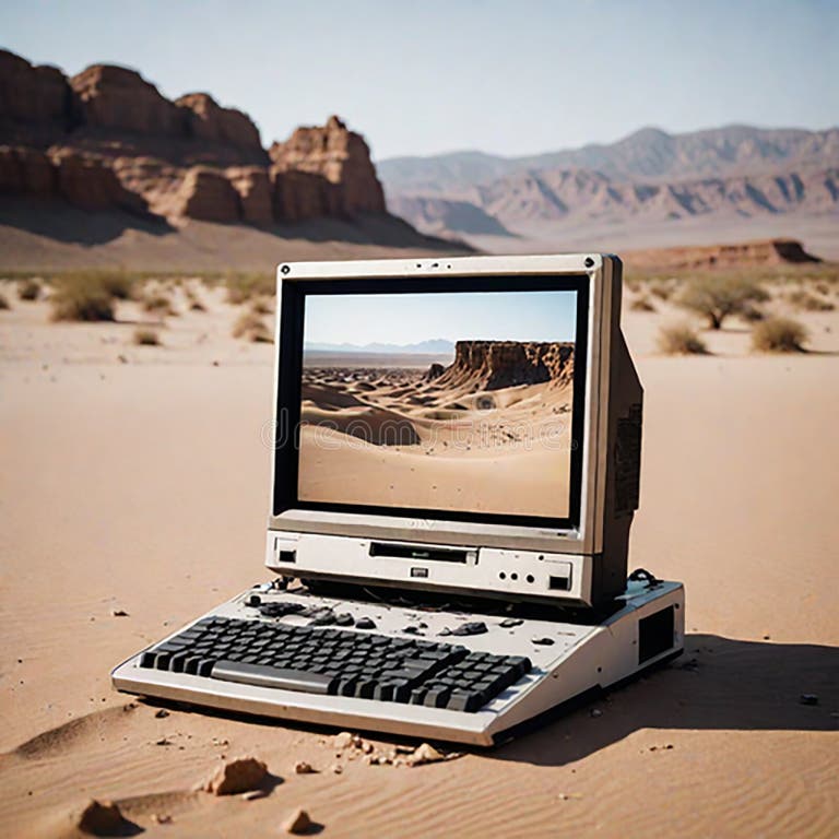 Broken Computer Server Cause Data Leak To Public Stock Illustration ...