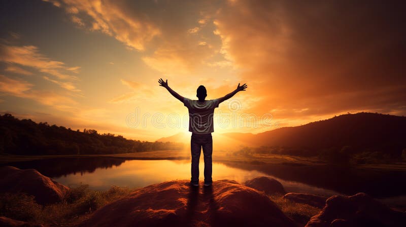 Praying Open Arms Stock Illustrations – 66 Praying Open Arms Stock ...