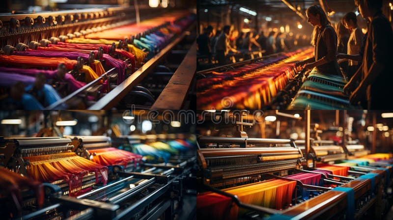 Weaving Factory Stock Illustrations – 872 Weaving Factory Stock ...