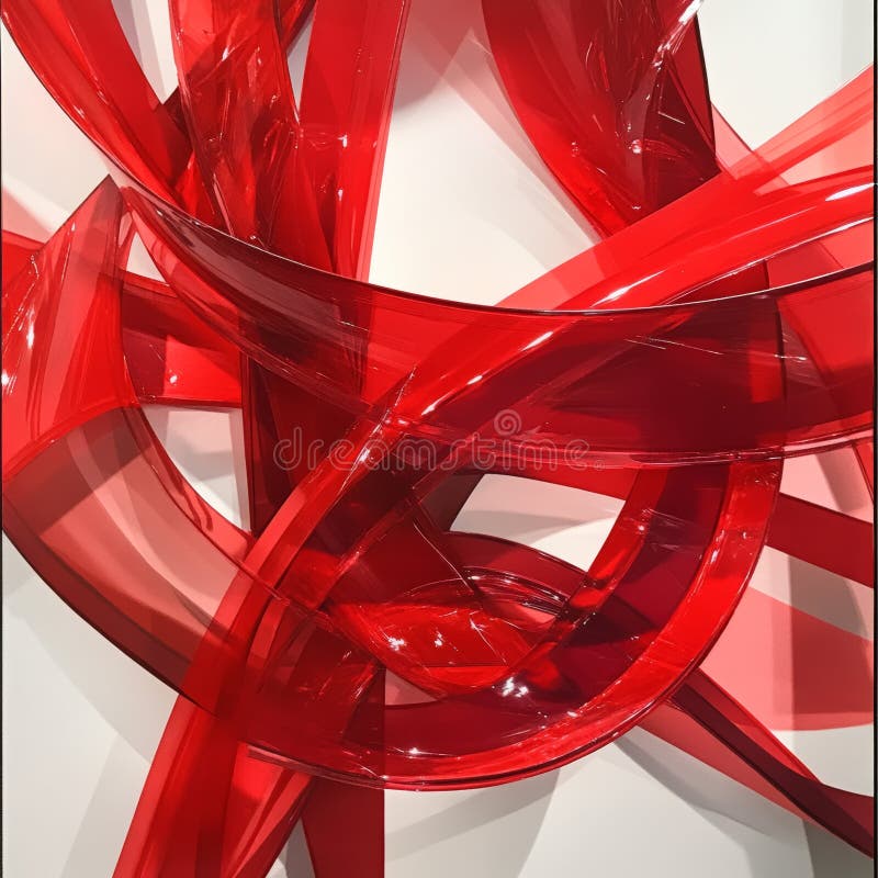 Image Creates a Solitary Red Duct Tape Image on a Transparent Backdrop ...