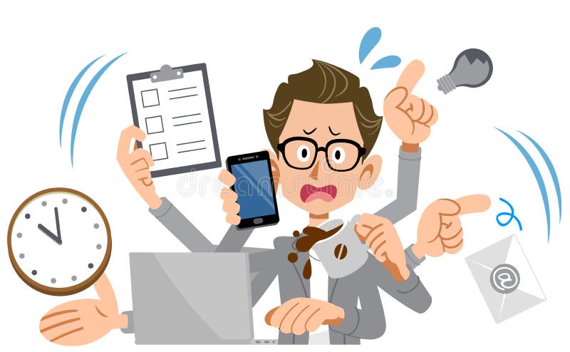 Busy Cartoon Too Stock Illustrations – 180 Busy Cartoon Too Stock ...