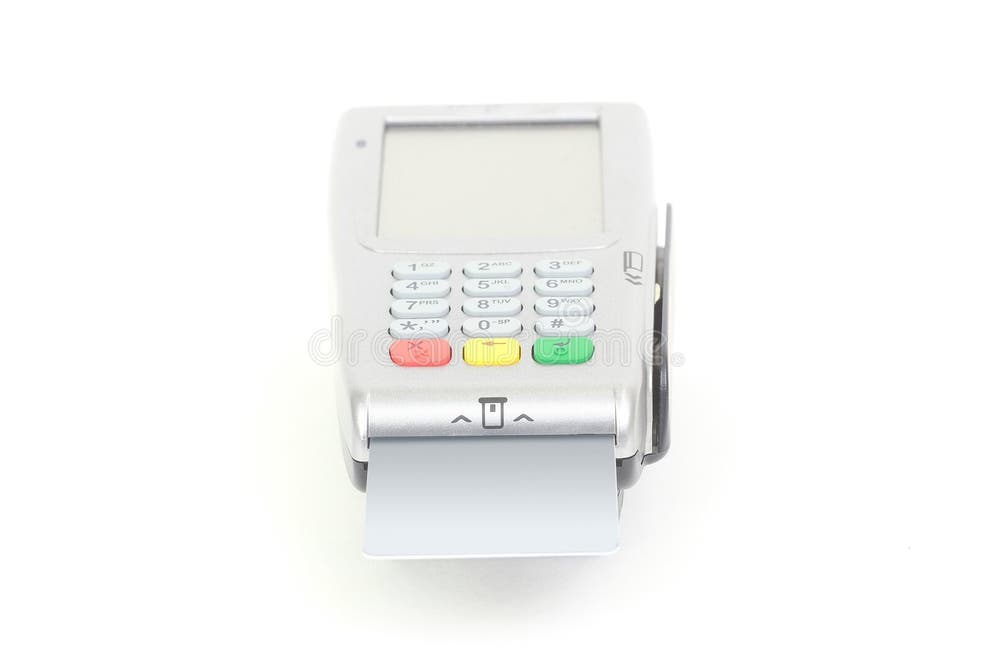 Credit cards reader stock photo. Image of money, purchase - 103430282