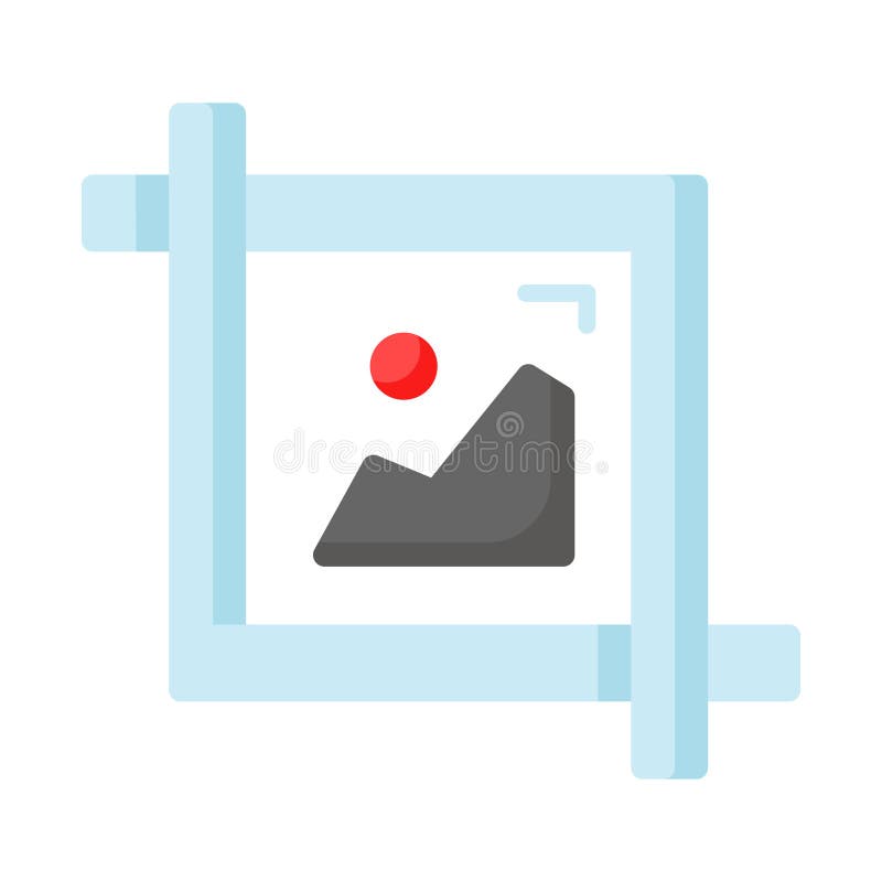 Image Crop Tool Vector, Editing Tool, Perfect for Web and App ...
