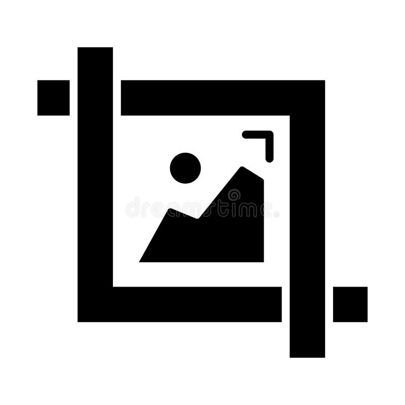 Image Crop Tool Vector, Editing Tool, Perfect for Web and App ...