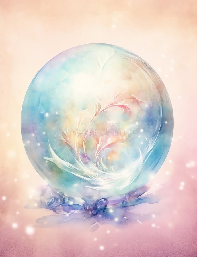 Crystal Ball Fantasy Old Paper, Junk Journal Digital Paper Stock ...