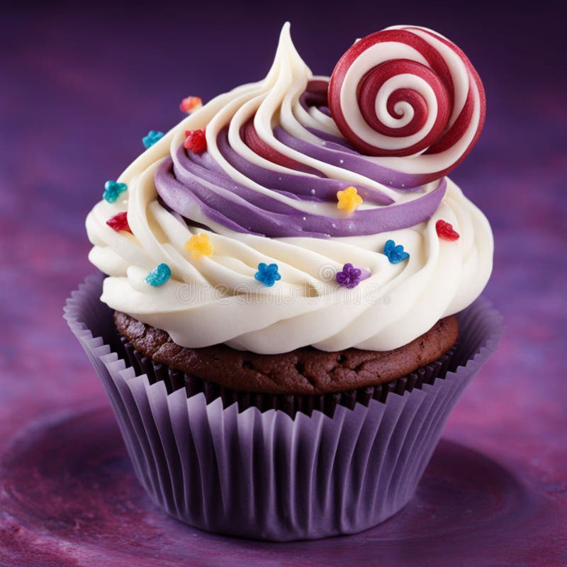 Dessert Illustration Magic Cupcake Stock Illustration - Illustration of ...