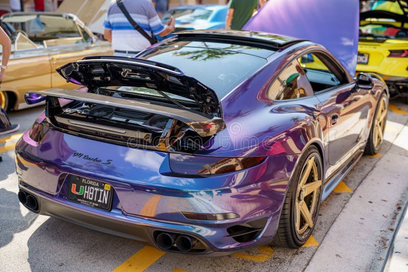 Image of a Custom Porsche 911 Turbo S Editorial Photo - Image of view ...