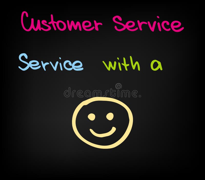 Customer Service 5 points stock vector. Illustration of customer - 52626714