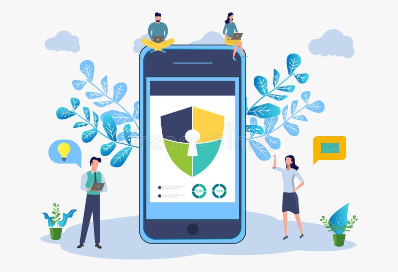 Image of Cyber Security Concept. Illustrates the Idea of Cybersecurity ... Image of Cyber Security Concept. Illustrates the Idea of Cybersecurity ...
