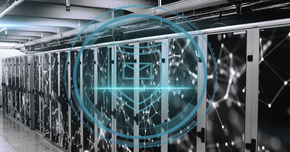 Image of Cyber Security Text, Scanner with Mail Security Icon and ...