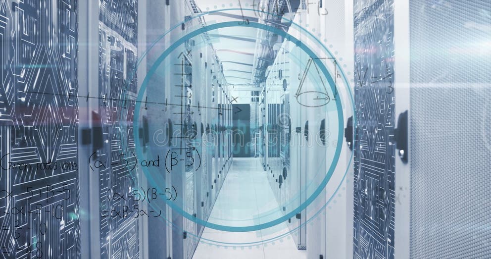 Image of Cyber Security Text with Scope Scanning and Mathematical ...