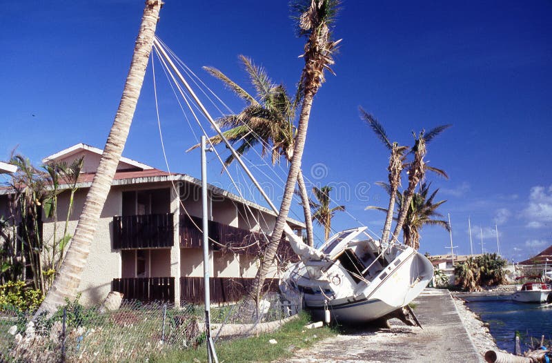Image D'archives De Cyclone Hugo En Guadeloupe Photo stock - Image du ...