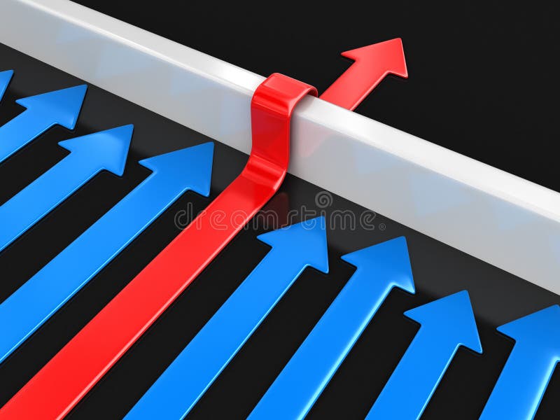 Image of 3d arrows stock illustration. Illustration of generated - 91650210