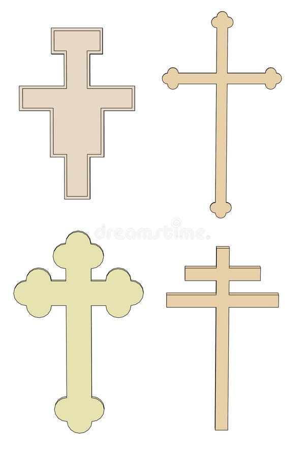 Image of 2d crucifix stock illustration. Illustration of death - 36554946