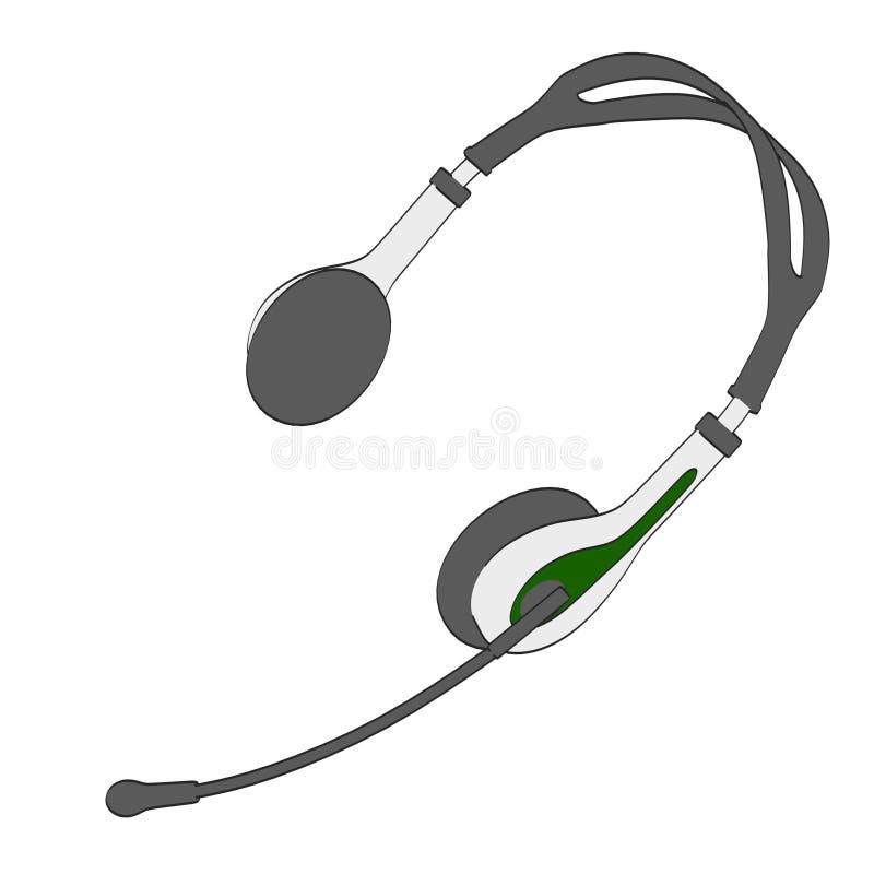 Image of 2d headphones stock illustration. Illustration of headphones ...