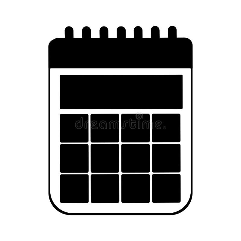 Image D'icône De Pictogramme De Calendrier Illustration de Vecteur ...