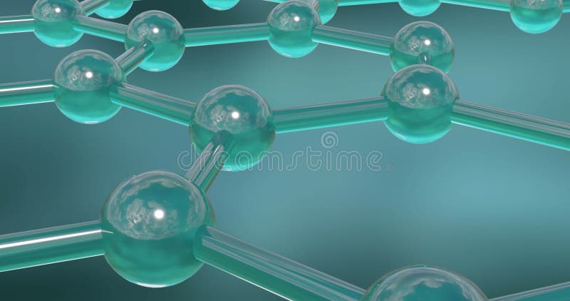 Image of 3d Micro of Molecules on Grey Background Stock Illustration ...