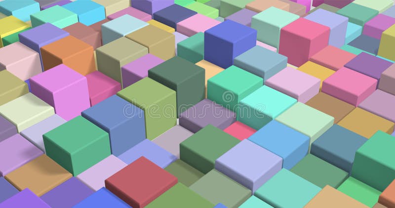 The Image is a 3D Vector Illustration of a Surface Consisting of Multi ...
