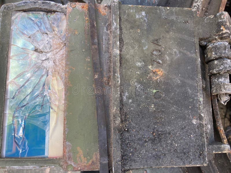 Image of a Damaged Electronic Device Possibly Control Panel or ...