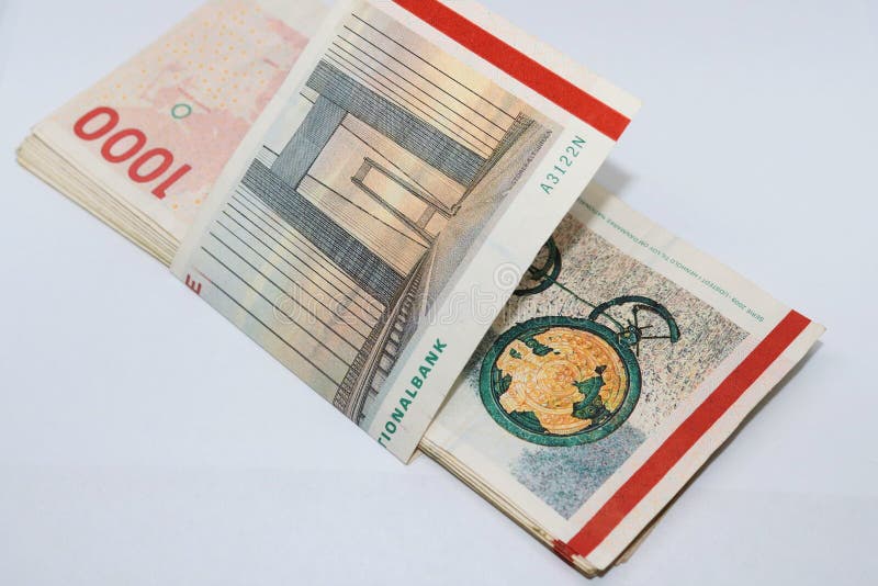 Detail of a New 1000 Norwegian Krone Banknote Obverse Stock Image ...