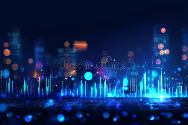 An Image of a Dark Blue Blurred Background is Accompanied by Dark Blue ...