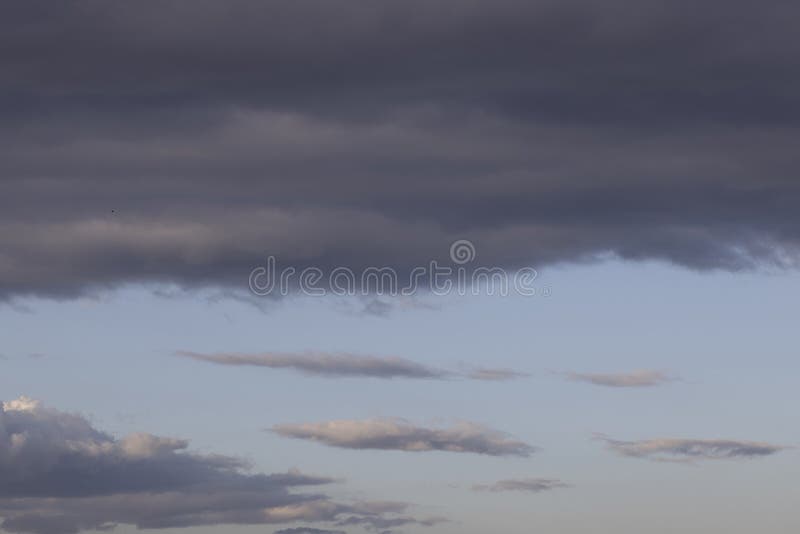 Image of Dark Clouds in the Sky Stock Image - Image of stratosphere ...