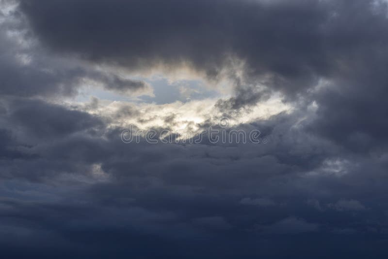 Image of Dark Clouds in the Sky Stock Photo - Image of heaven, scenic ...