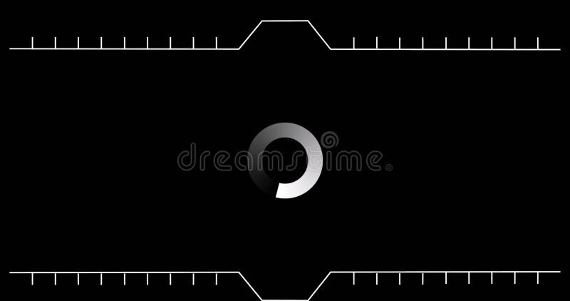 Image of Data Loading Ring on Black Background Stock Illustration ...