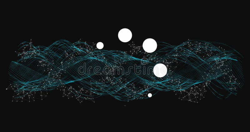 Image of Data Loading Ring Over Network of Connections Stock Image ...