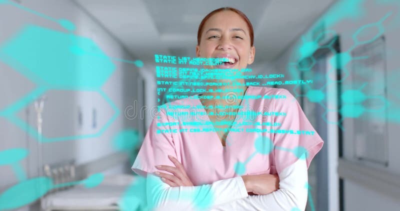 Image of Data Processing and Chemical Formula Over Diverse Doctors ...