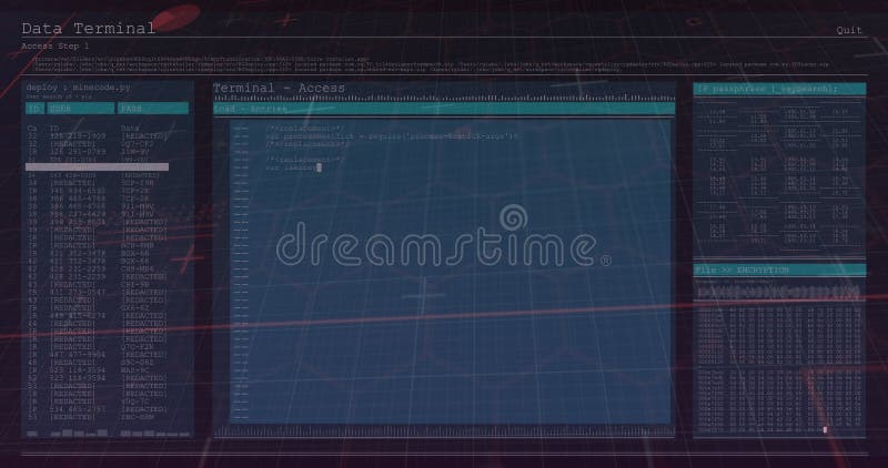 Image of Data Processing on Computer Screens Stock Image - Image of ...